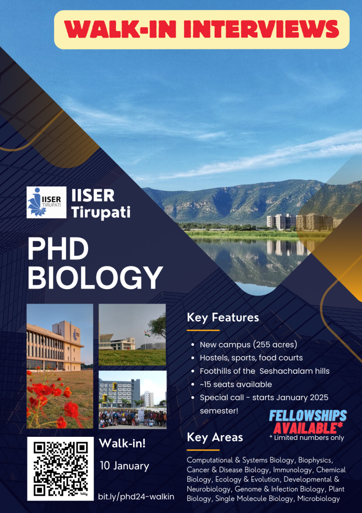 Admission PhD | IISER Tirupati